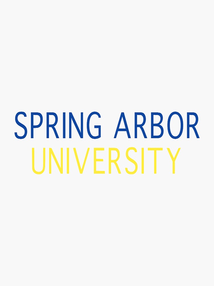 "Spring Arbor University" Sticker for Sale by ltafelsky | Redbubble