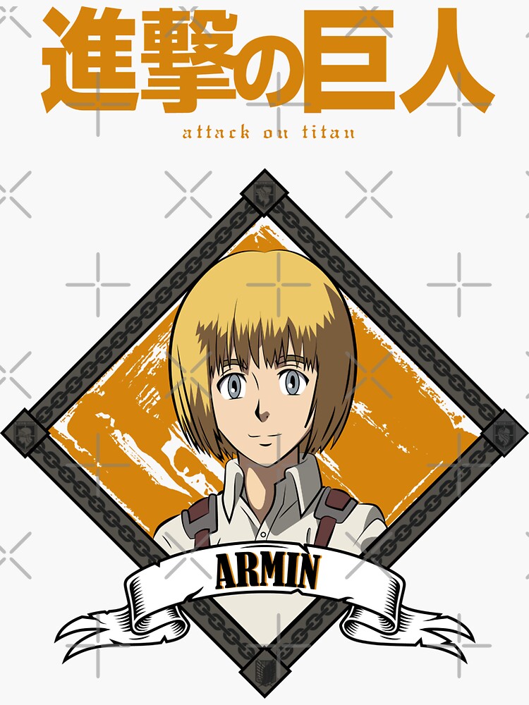"ATTACK ON TITAN: ARMIN " Sticker for Sale by FunGangStore | Redbubble