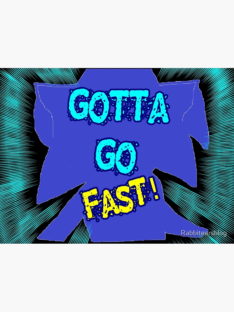 "Sonic the Hedgehog - Gotta Go Fast!" Canvas Print by Rabbitearsblog ...