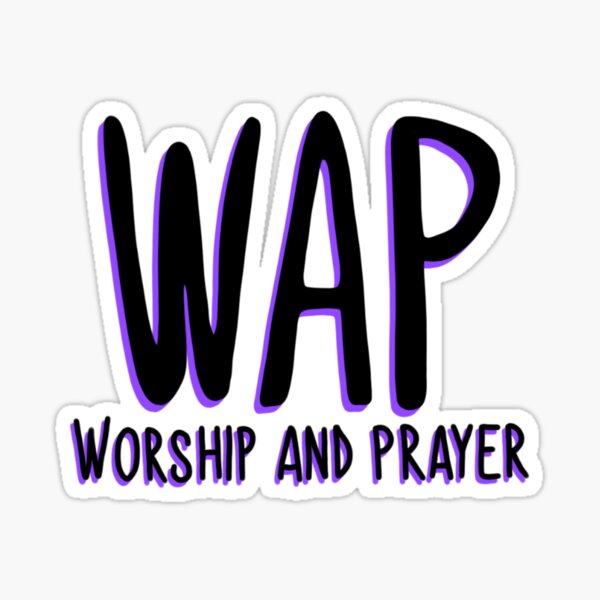 "WAP" Sticker for Sale by Katiequinsee | Redbubble