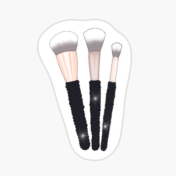 "Makeup Brushes" Sticker for Sale by Sarabeth26 | Redbubble