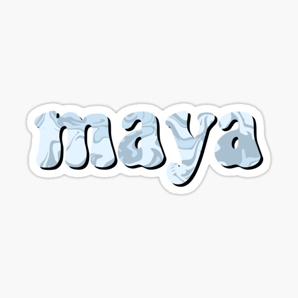 Name Maya Stickers | Redbubble