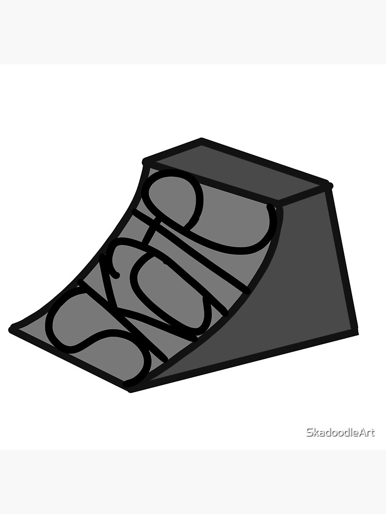 "Skate ramp" Sticker for Sale by SkadoodleArt | Redbubble