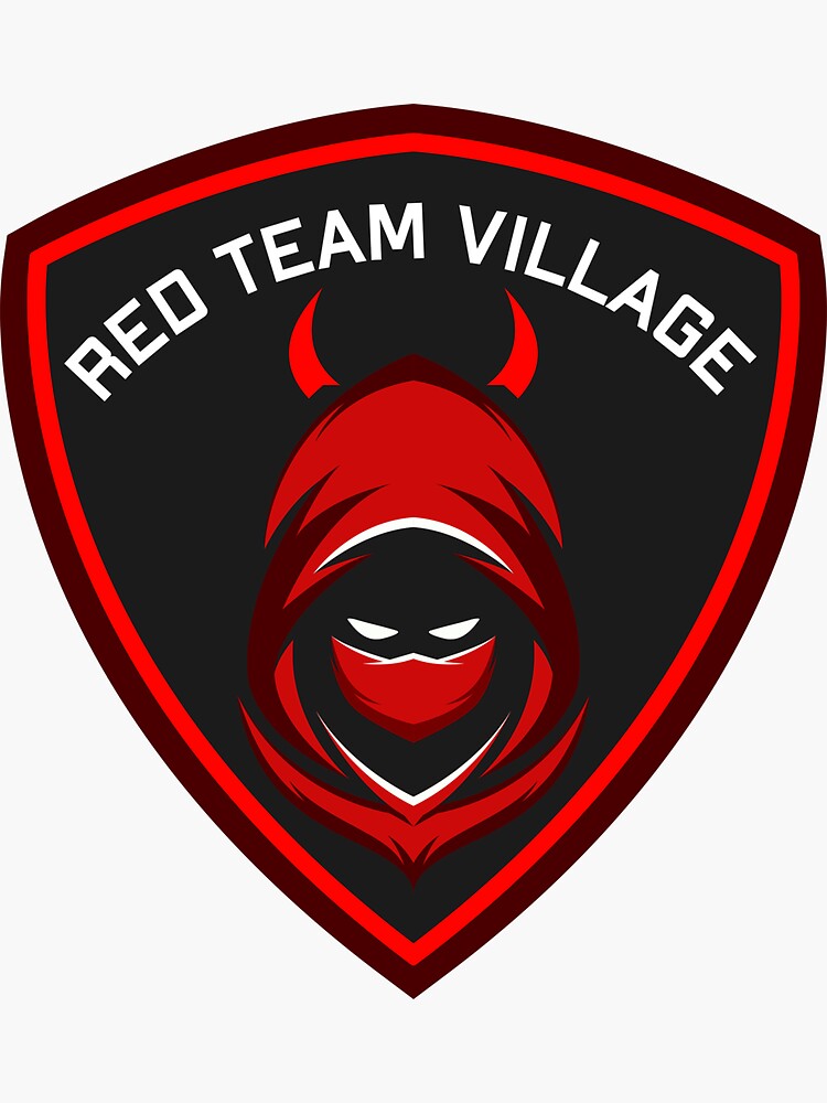 "Red Team Village" Sticker for Sale by GrayHatco | Redbubble