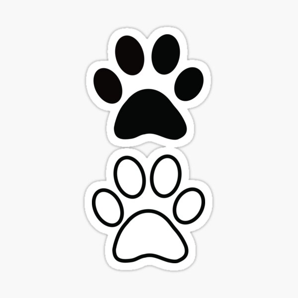 "Cute Dog Paws" Sticker for Sale by YoctoWar | Redbubble