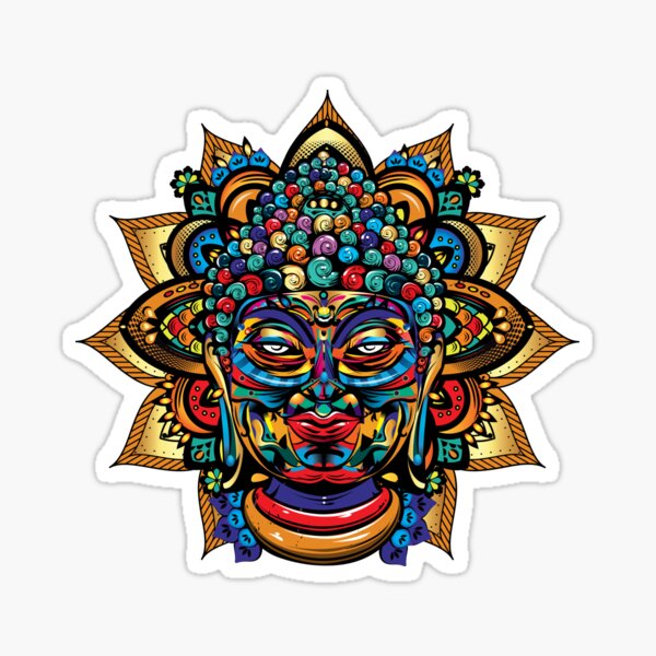 "Buddha" Sticker for Sale by candelakis | Redbubble
