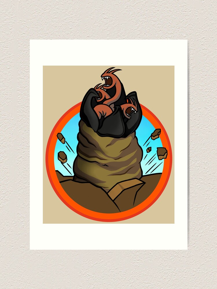 "Graboid" Art Print for Sale by wil2liam4 | Redbubble