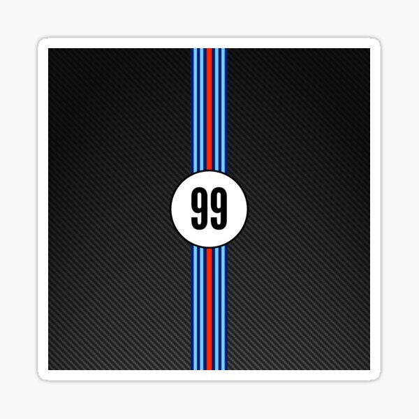 "Racing Stripes Carbon Background 99" Sticker for Sale by JeffReding ...