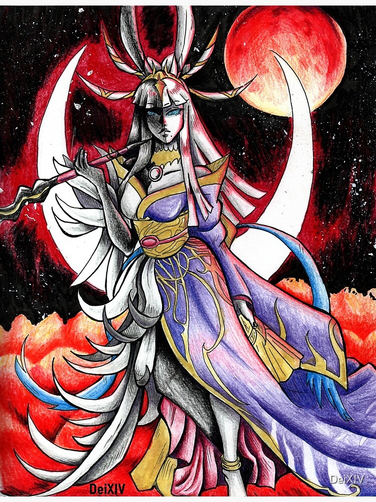 "FFXIV Tsukuyomi" Poster for Sale by DeiXIV | Redbubble