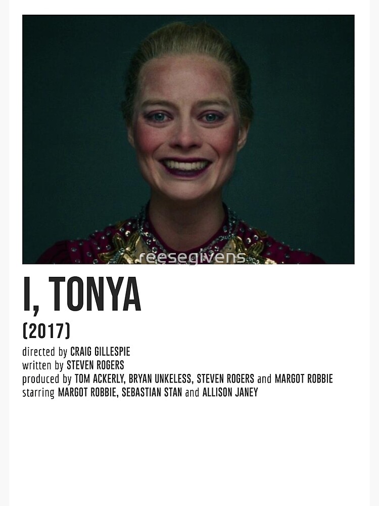 "I, TONYA pretty face POSTER" Poster by reesegivens | Redbubble