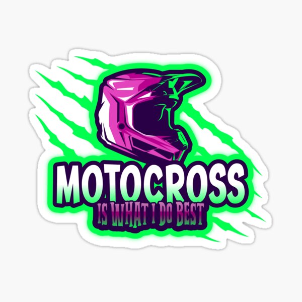 "Motocross Utv Mud Racer Two Wheeler" Sticker for Sale by AggeeK ...