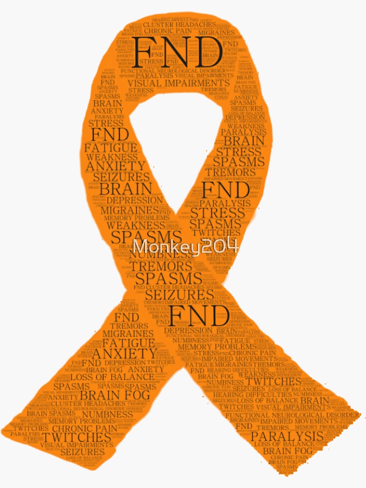 "Functional Neurological Disorder " Sticker for Sale by Monkey204 ...