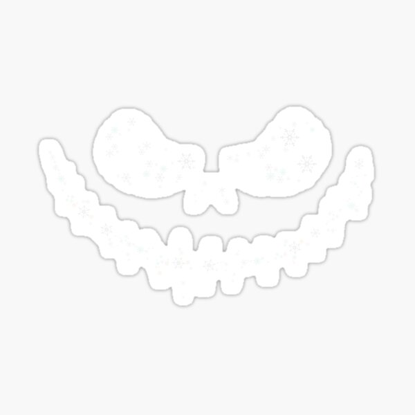 "Evil Skeleton Snowflake Smile" Sticker by AldoDaci | Redbubble