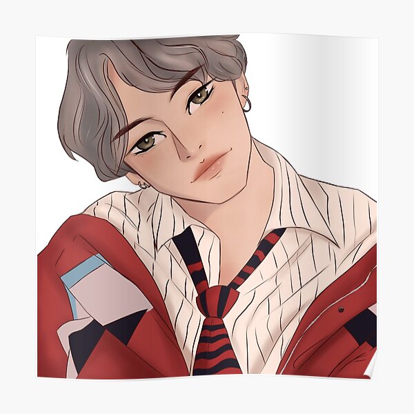 "Cute anime boy" Poster for Sale by ArixArts | Redbubble