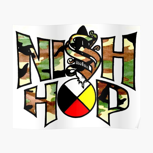 "Nish Hop Logo" Poster for Sale by Shibastik | Redbubble