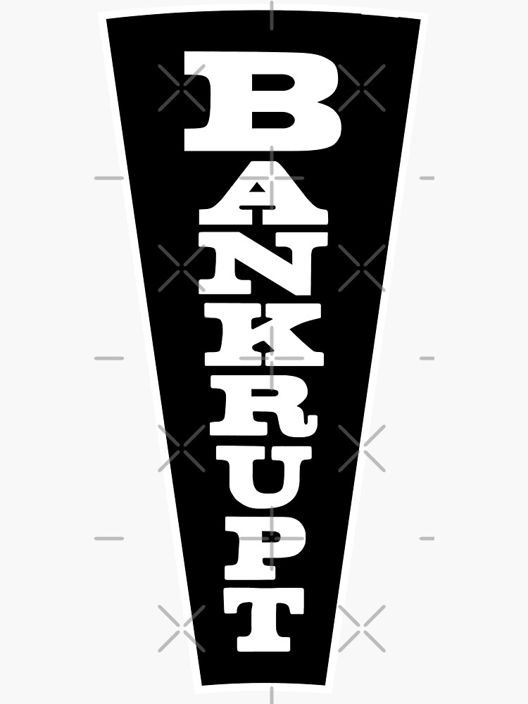 "Bankrupt Wheel Of Fortune" Sticker for Sale by DistantOverture | Redbubble