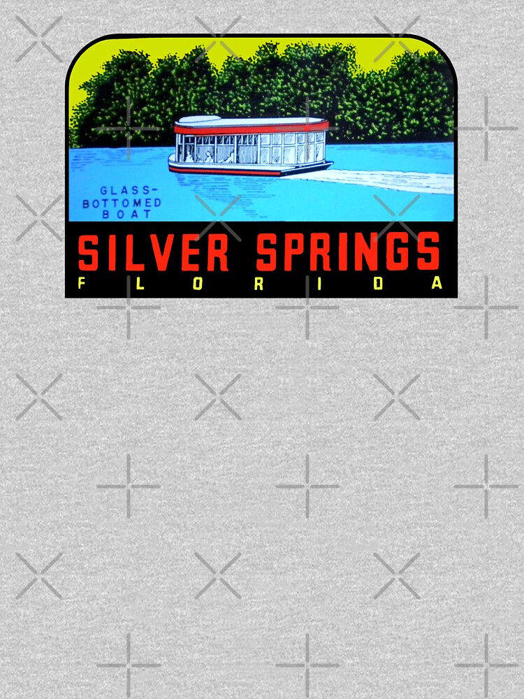 "Silver Springs Florida Vintage Travel Decal" Essential T-Shirt for ...