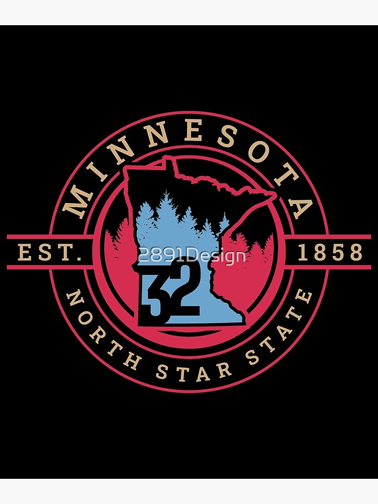 Póster «Variación de los gemelos del logotipo de Minnesota North Star ...