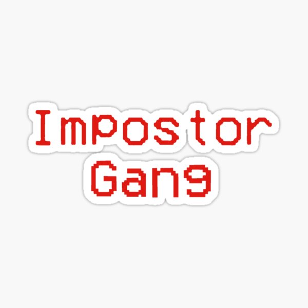 "Among Us Impostor Design " Sticker by Funny-Quotess | Redbubble