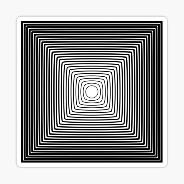 "Linear Box" Sticker for Sale by Delibobs | Redbubble