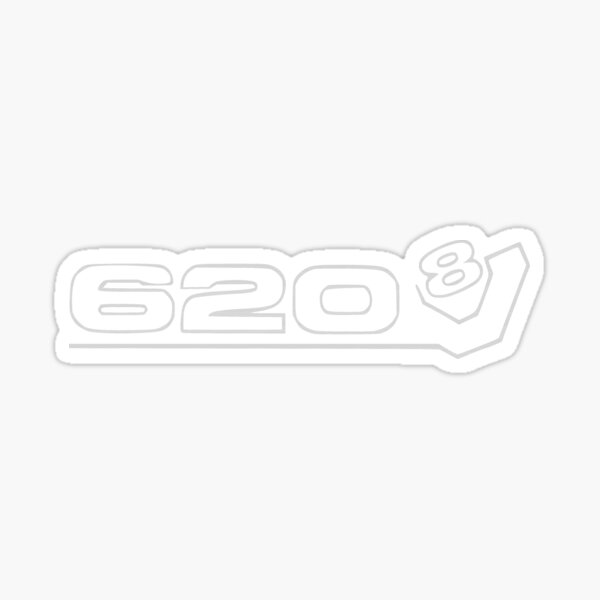 "R620 V8 Brushed Silver" Sticker for Sale by ScaniaTrucks | Redbubble
