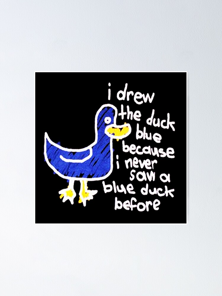 "Billy Madison blue duck quack-tastic" Poster by jonathant826 | Redbubble