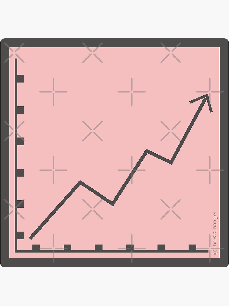 "Pink Graph" Sticker for Sale by TheBxChanger | Redbubble