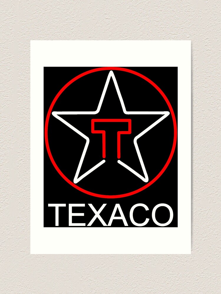 "Texaco Logo" Art Print for Sale by superbarkah | Redbubble