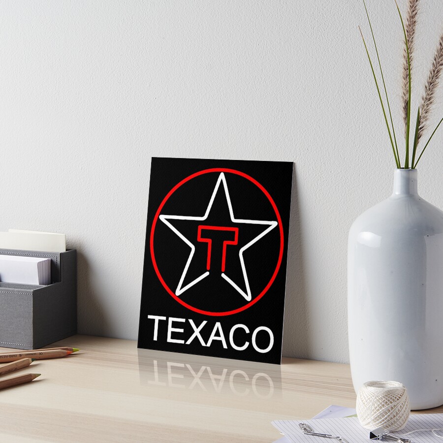 "Texaco Logo" Art Board Print by superbarkah | Redbubble