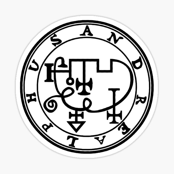 "Andrealphus" Sticker for Sale by TheAlchemyDen | Redbubble