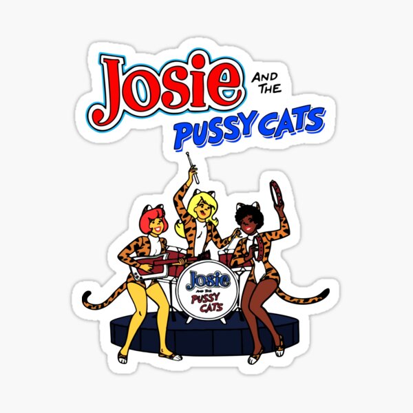 "Josie and The Pussycats" Sticker for Sale by Ovnil | Redbubble