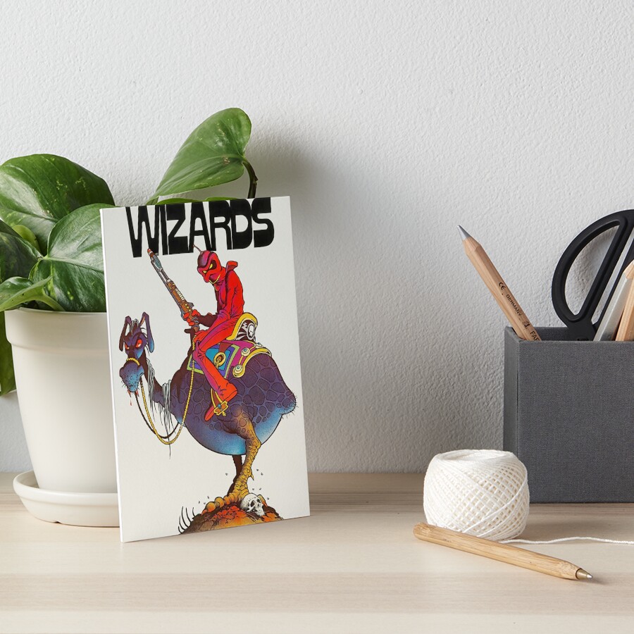 "WIZARDS MOVIE POSTER HIGH RESOLUTION SCAN" Art Board Print by ...