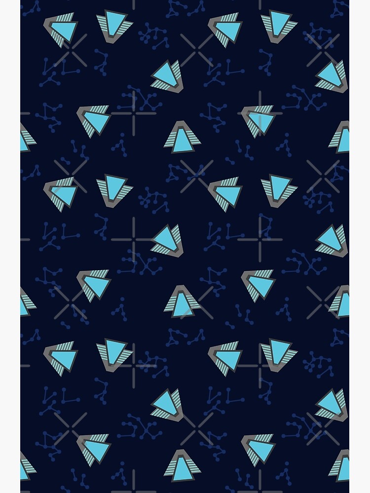 Stargate Atlantis Inspired Chevrons Locked Pattern Premium Matte ...