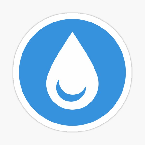 "Water" Sticker by ThreeTrees | Redbubble