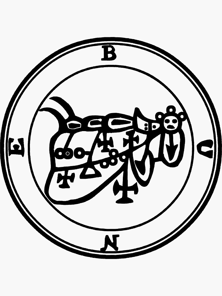 "Bune" Sticker for Sale by TheAlchemyDen | Redbubble