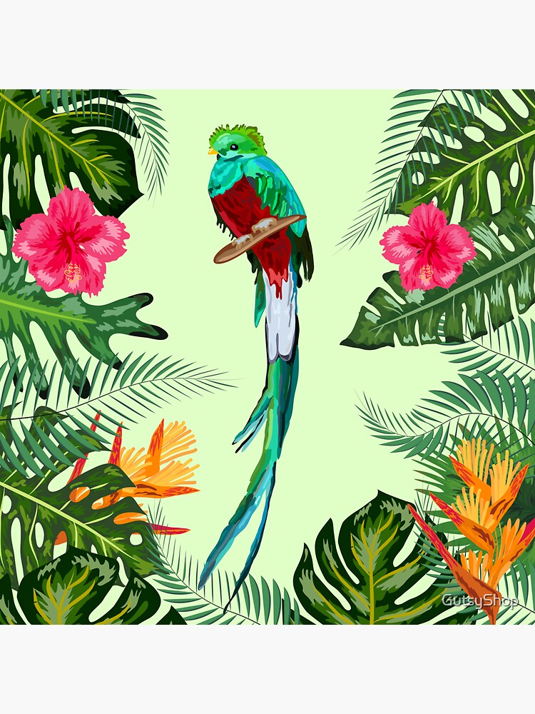 "Guatemala Quetzal" Sticker for Sale by GutsyShop | Redbubble