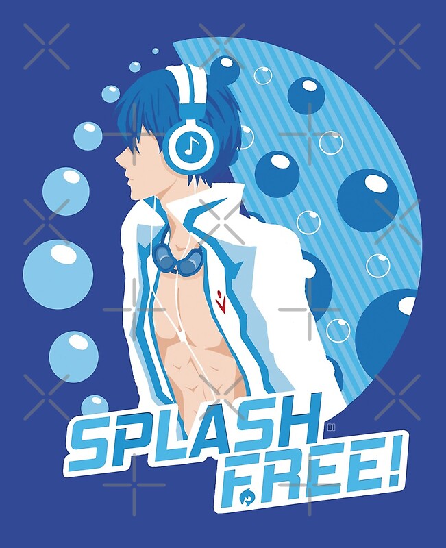 "Free Splash Free Haruka Nanase " by daphinteresting | Redbubble