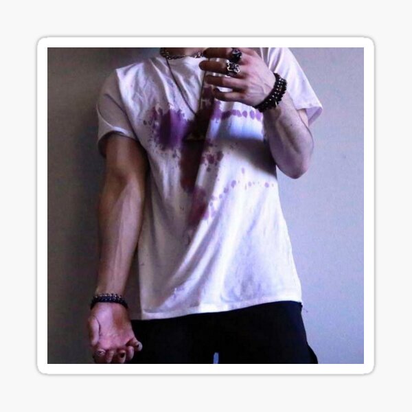 "corpse husband 'white tee' cover" Sticker for Sale by louisecoxyy ...