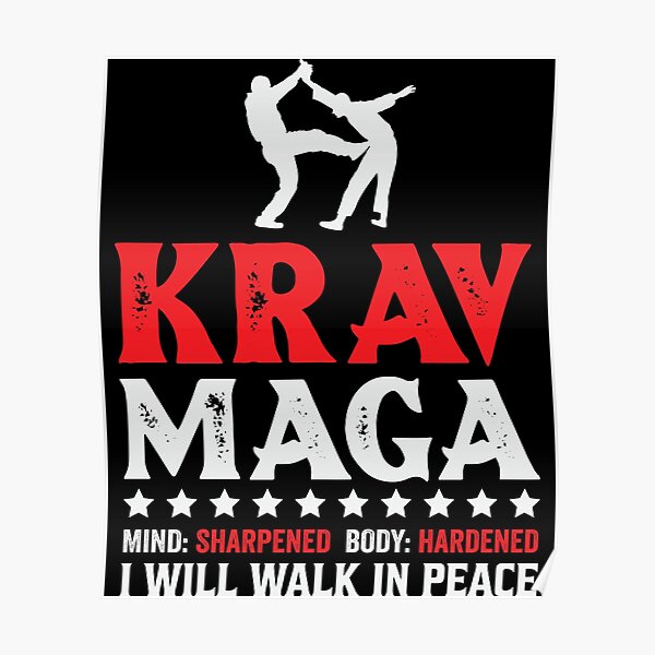 Self Defense Krav Maga Posters | Redbubble