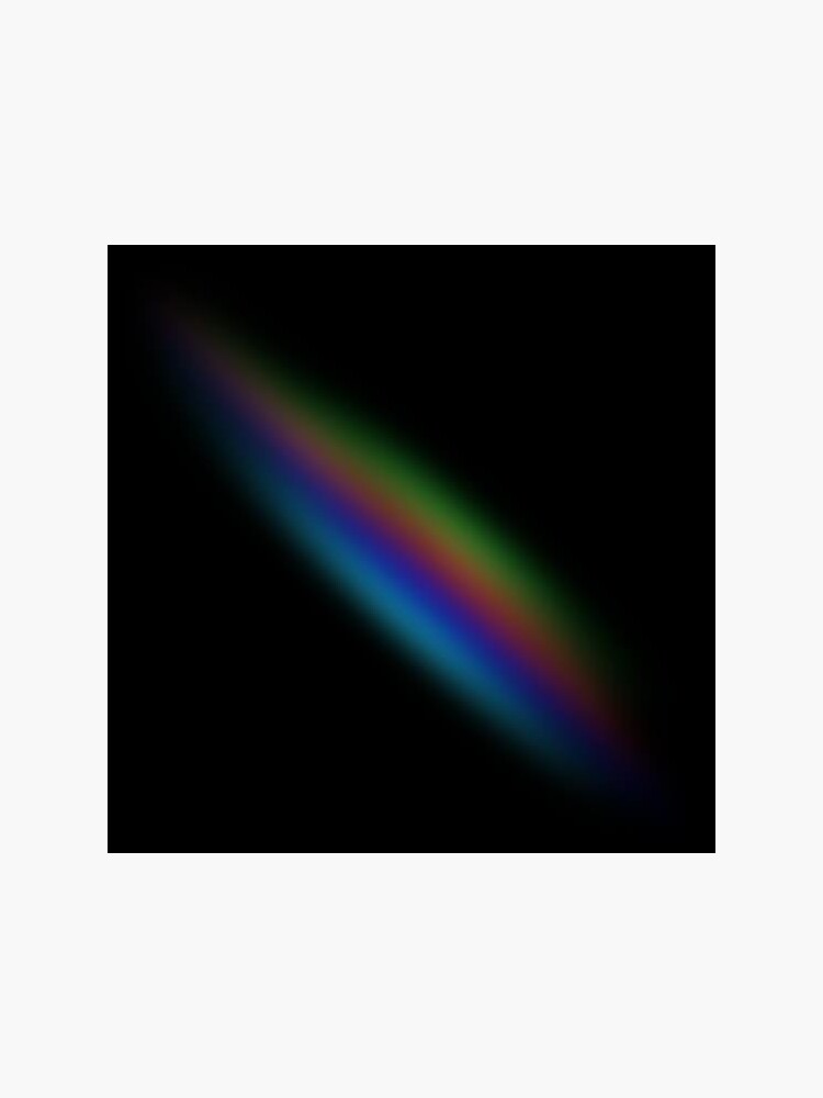 "Negative Rainbow" Sticker by harleydraws | Redbubble