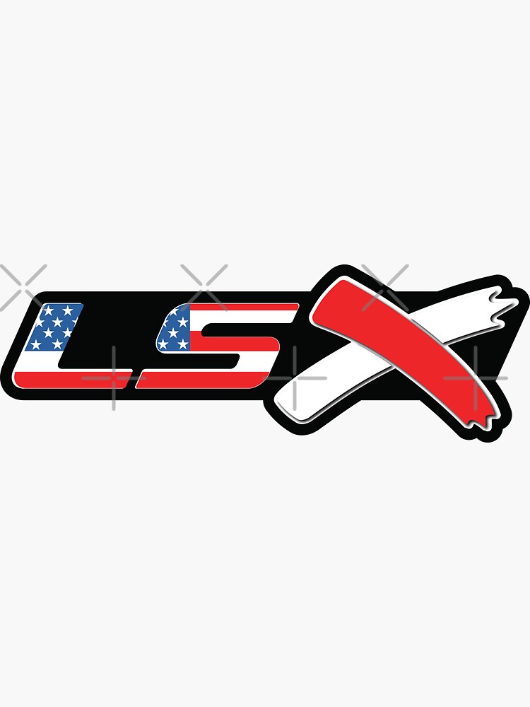 "LSX Murica USA " Sticker for Sale by cowtownCOWBOY | Redbubble