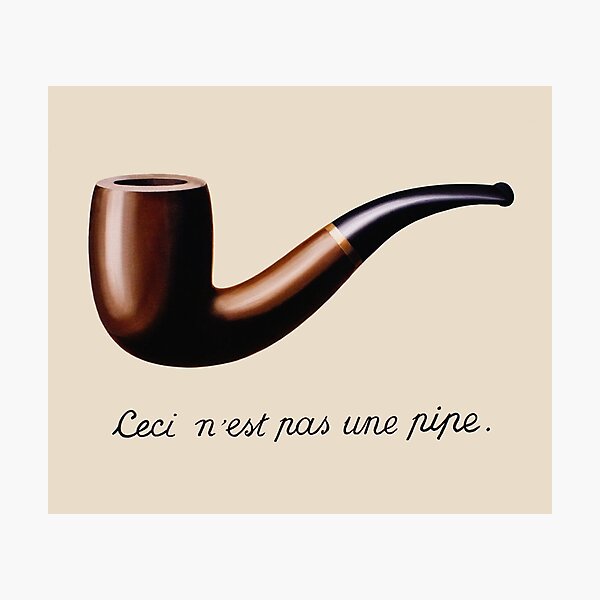 This Is Not A Pipe Wall Art | Redbubble
