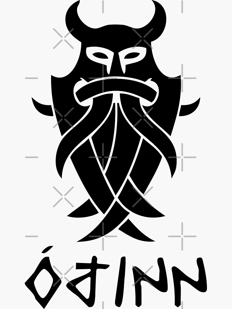 "Odin" Sticker for Sale by JalbertAMV | Redbubble