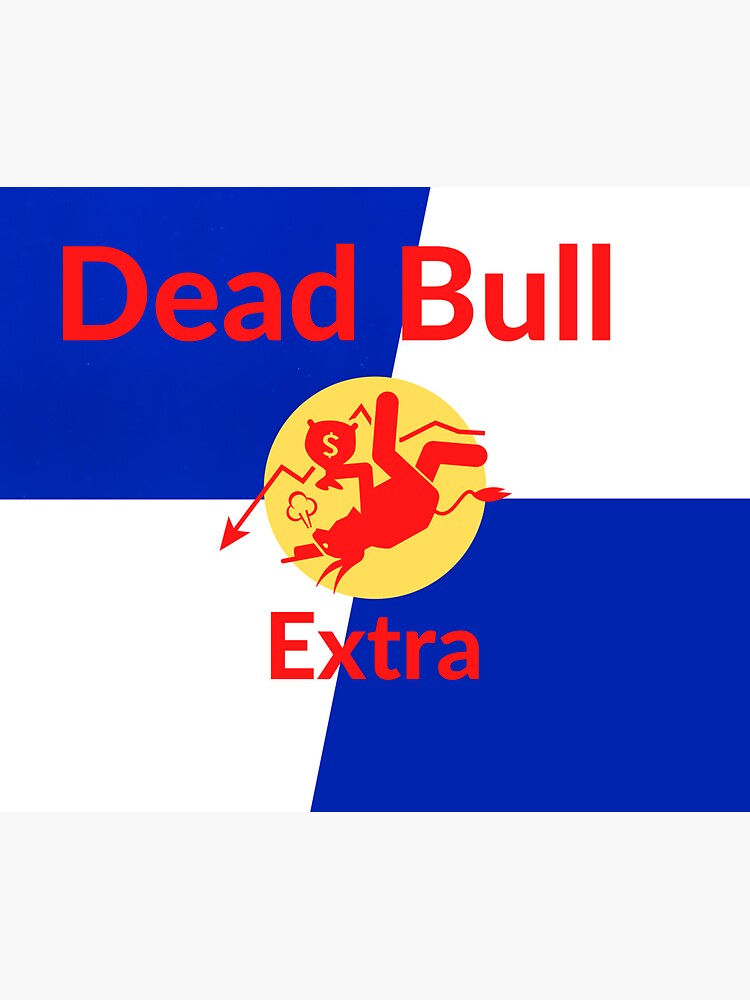 "Dead Bull" Sticker for Sale by TitanandKO | Redbubble