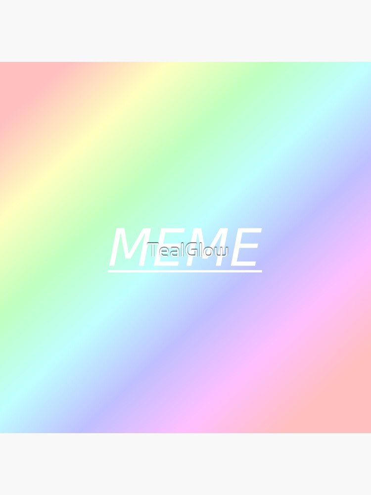 "Meme Aesthetic" Sticker for Sale by TealGlow | Redbubble