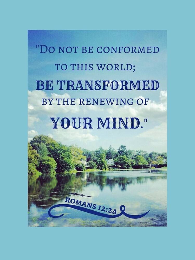 "Transformation Bible Verse Romans 12:2" iPhone Case for Sale by m4rg1 ...