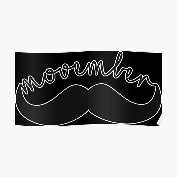 "Movember Moustache - Movember Face Mask - No Shave November ...