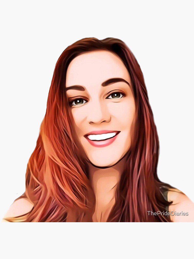 "Kat Barrell “Beautiful” " Sticker for Sale by ThePrideDiaries | Redbubble