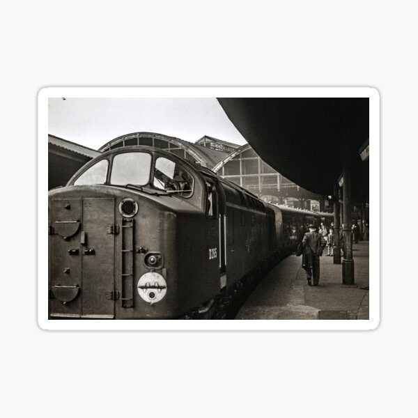 "BR Class 40 D265 at Newcastle Station" Sticker for Sale by Scenebyrail ...