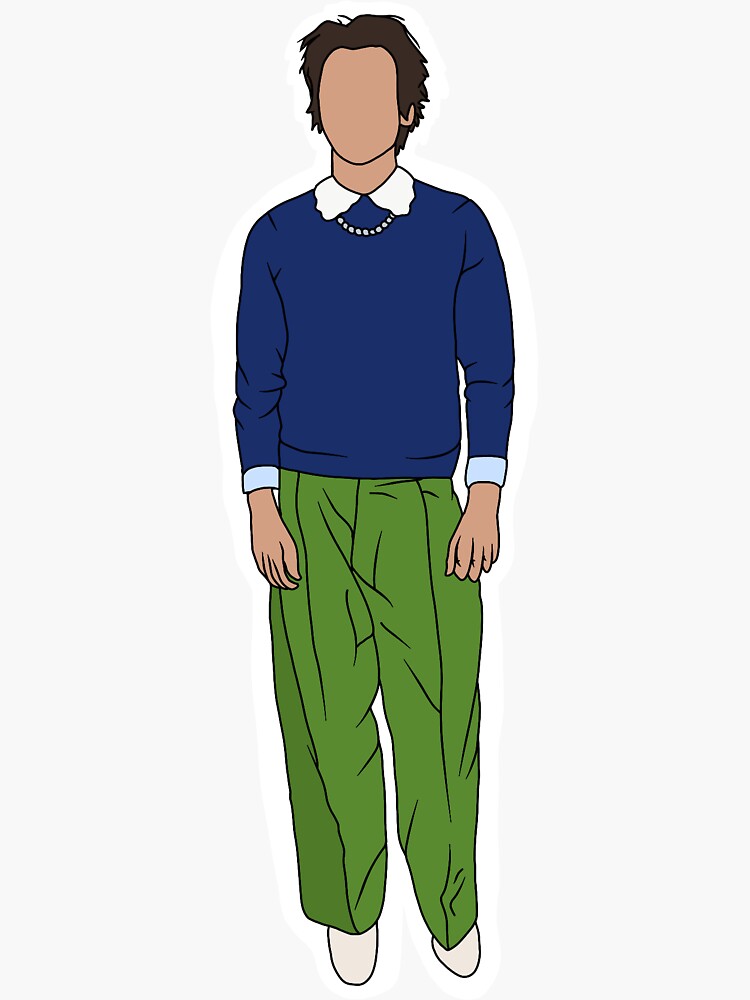 "harry styles outfits " Sticker by shnooki131 | Redbubble
